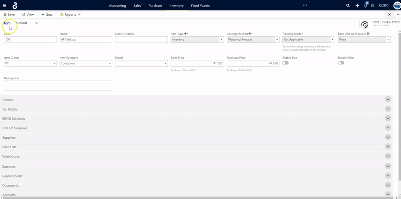 Cloud Inventory Management Software | Enfinity ERP