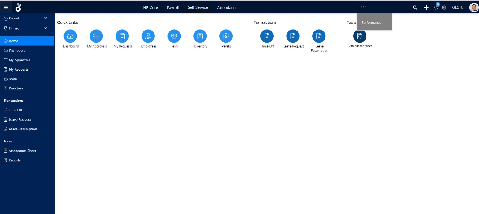 Employee Self Service - HR Software in MENA | Enfinity