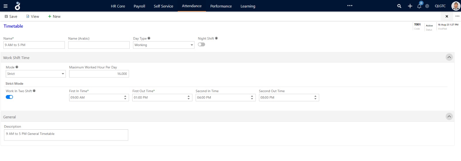 Employee Attendance Management System in MENA | Enfinity