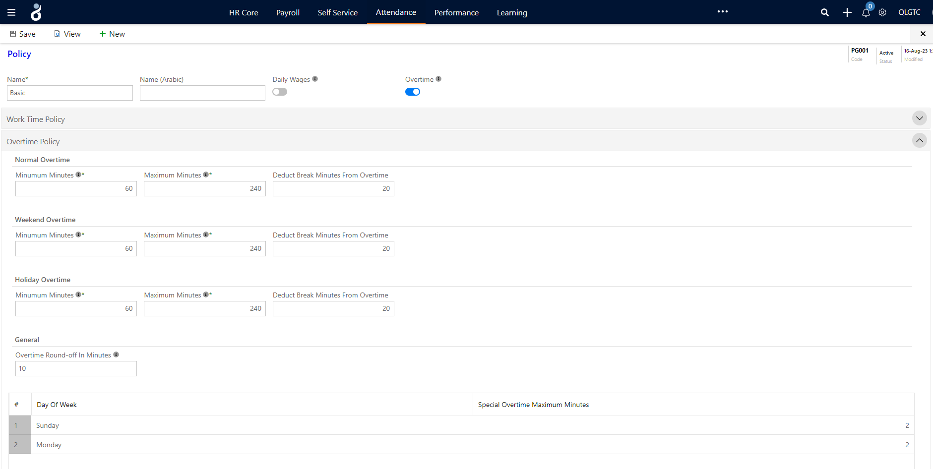 Employee Attendance Management System in MENA | Enfinity